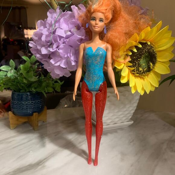 Barbie | Toys | Color Reveal Party Series Barbie Doll Red Hair Shiny ...